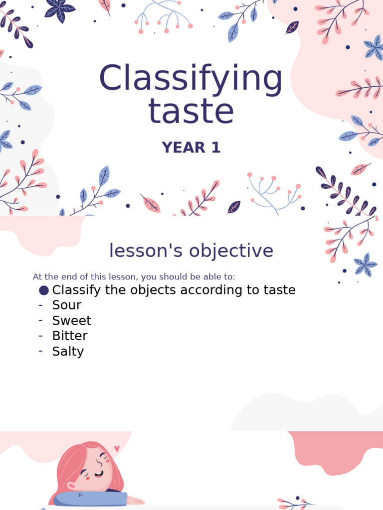 CLASSIFY TASTE | PDF