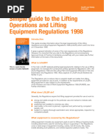 LOLER | PDF | Safety