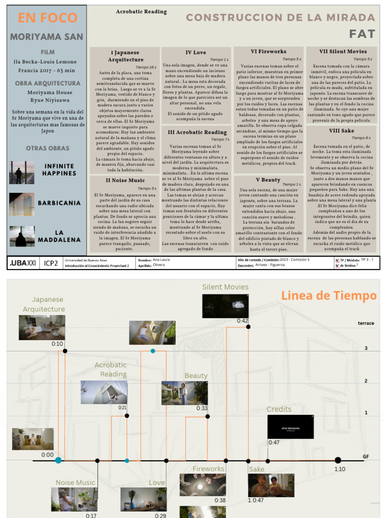 Proyectual II TP3 - Mod 1 La Construcción de La Mirada Del Espaciotiempo | PDF