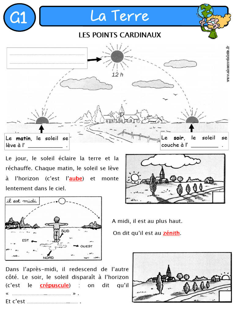 Les Points Cardinaux | PDF | crépuscule | Aube (temps)