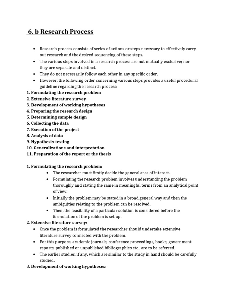 Research Process Answer | PDF | Sampling (Statistics) | Hypothesis