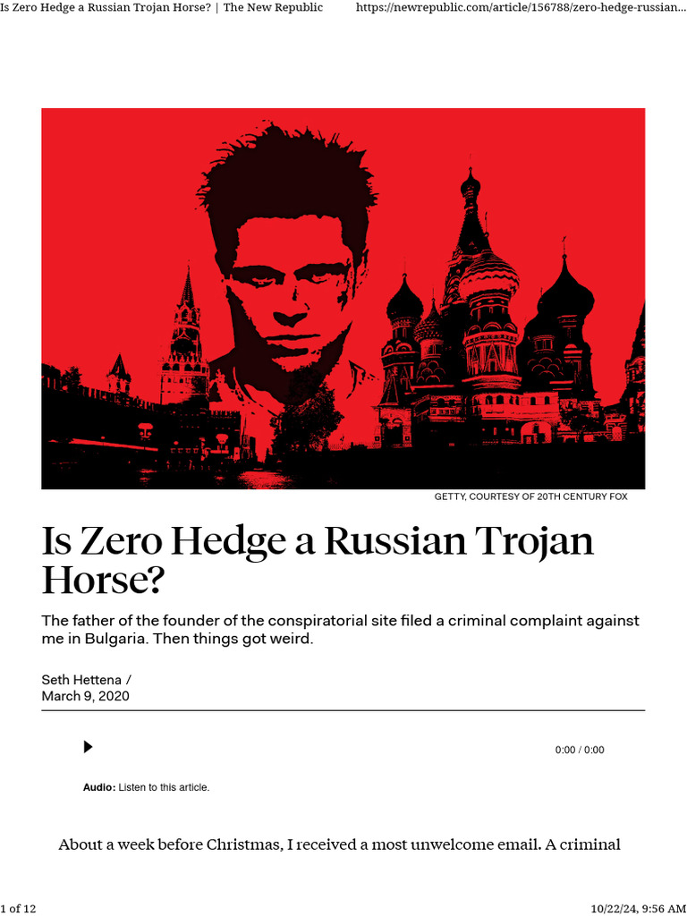 Is Zero Hedge a Russian Disinformation Tool? | PDF
