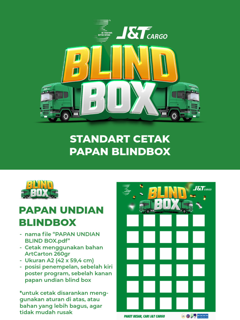 Panduan Cetak Papan Blind Box | PDF | Griya & Taman