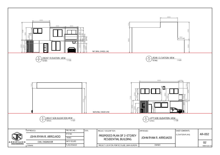 ARCHI PLAN - 1 Autosaved-A2 - Elevation | PDF