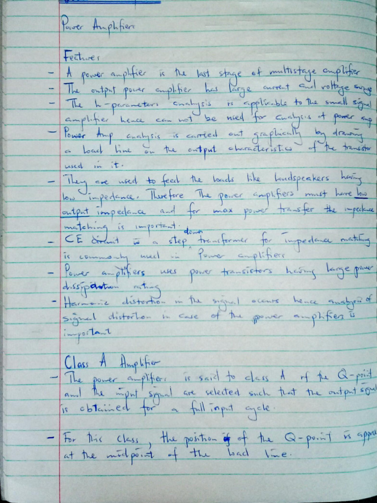 Term 1 Analogue Notes-Part 2 | PDF