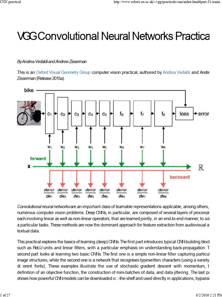 VGG Convolutional Neural Networks Practi | PDF | Applied Mathematics | Algorithms