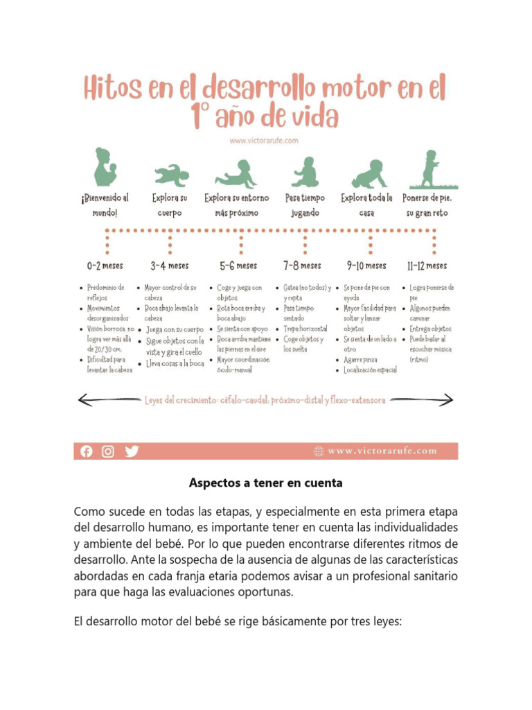 Desarrollo Motriz | PDF | Salud y bienestar