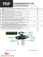 Rigging Equipment Inspection Checklist | PDF | Rope | Wire