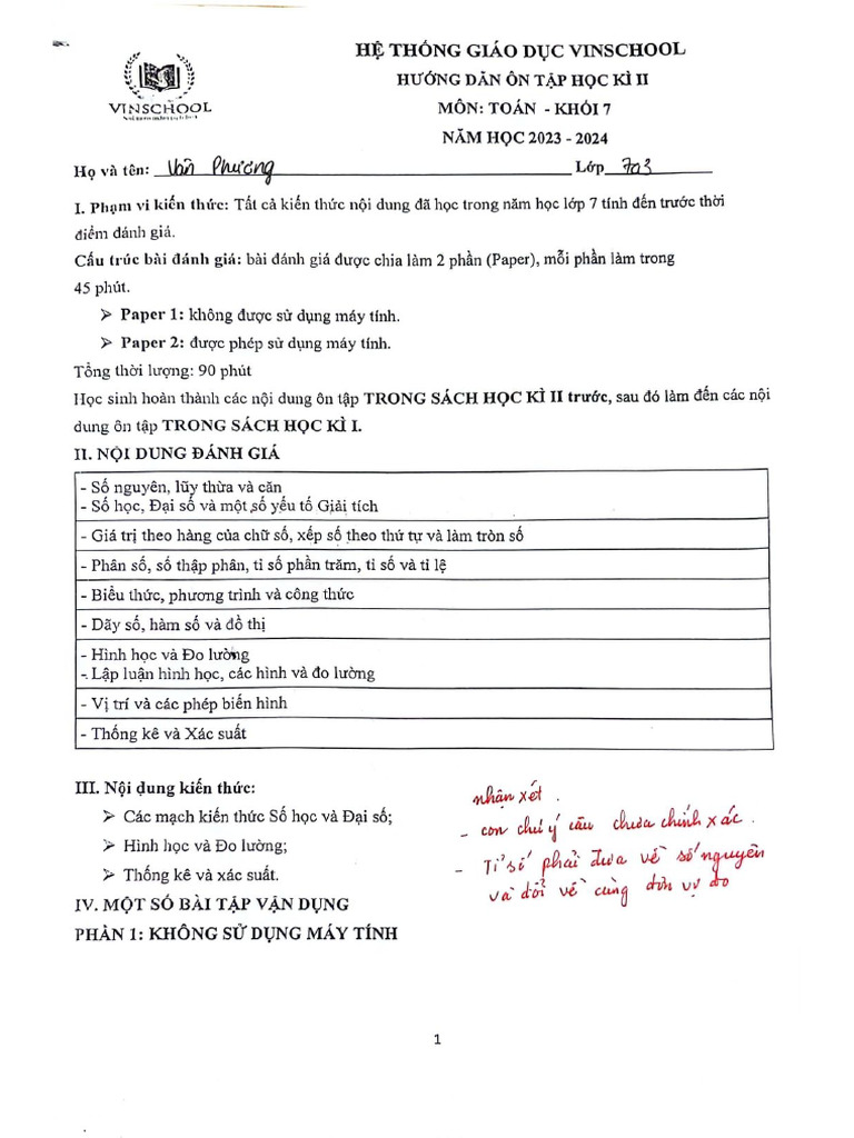 K7 - Vân Phương - HDOT Kì 2 | PDF