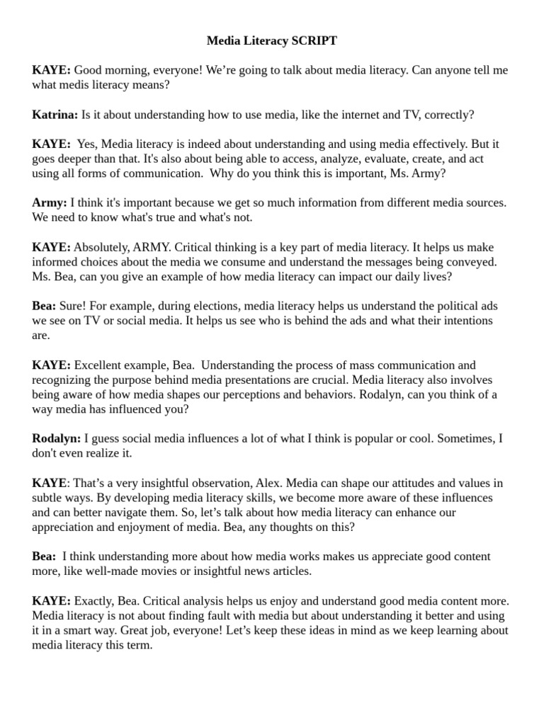 Script Media | PDF | Self-Improvement