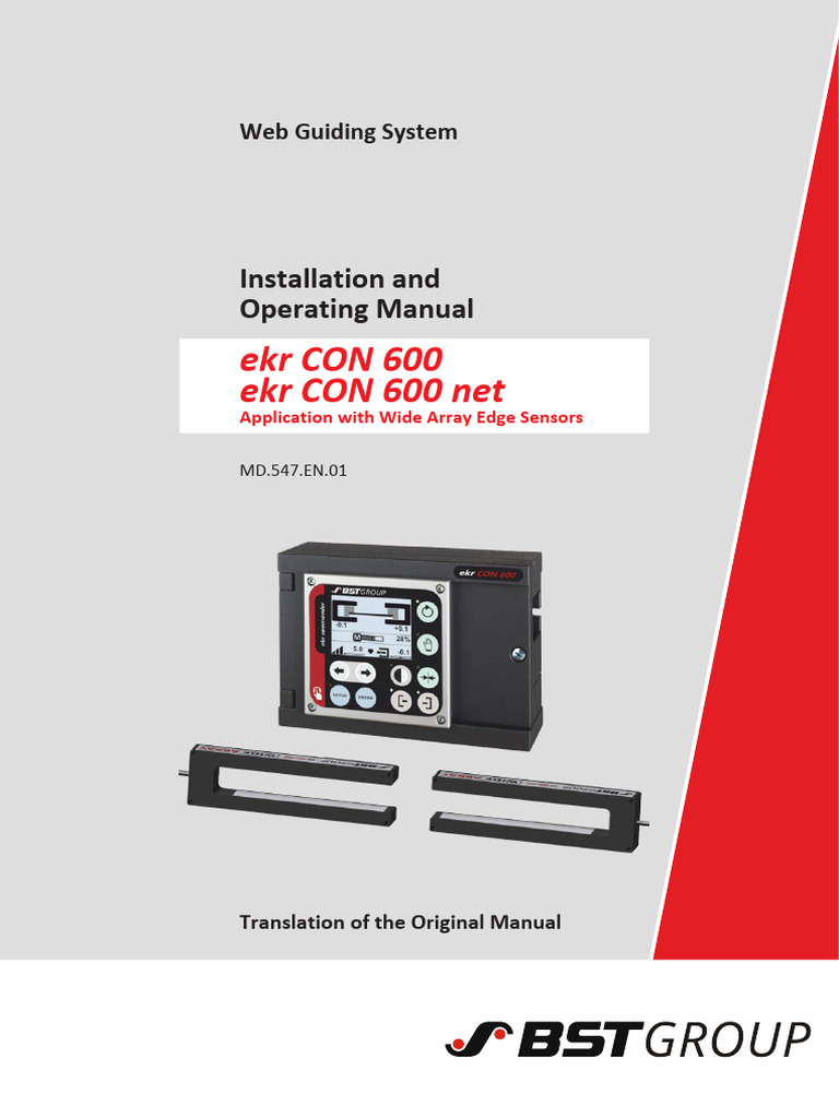 Ekr Con 600 | PDF | Sensor | Ultrasound