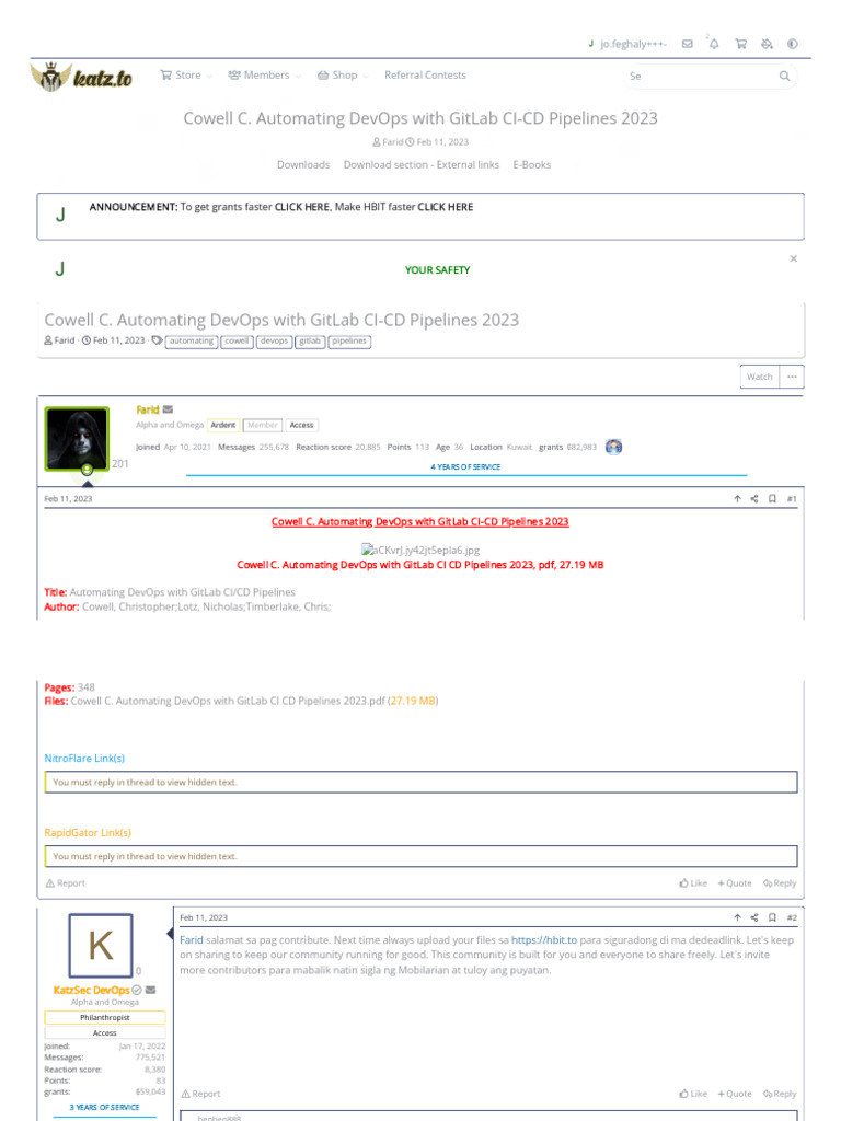 Cowell C. Automating DevOps With GitLab CI-CD Pipelines 2023 - Mobilarian Forum - Official ...