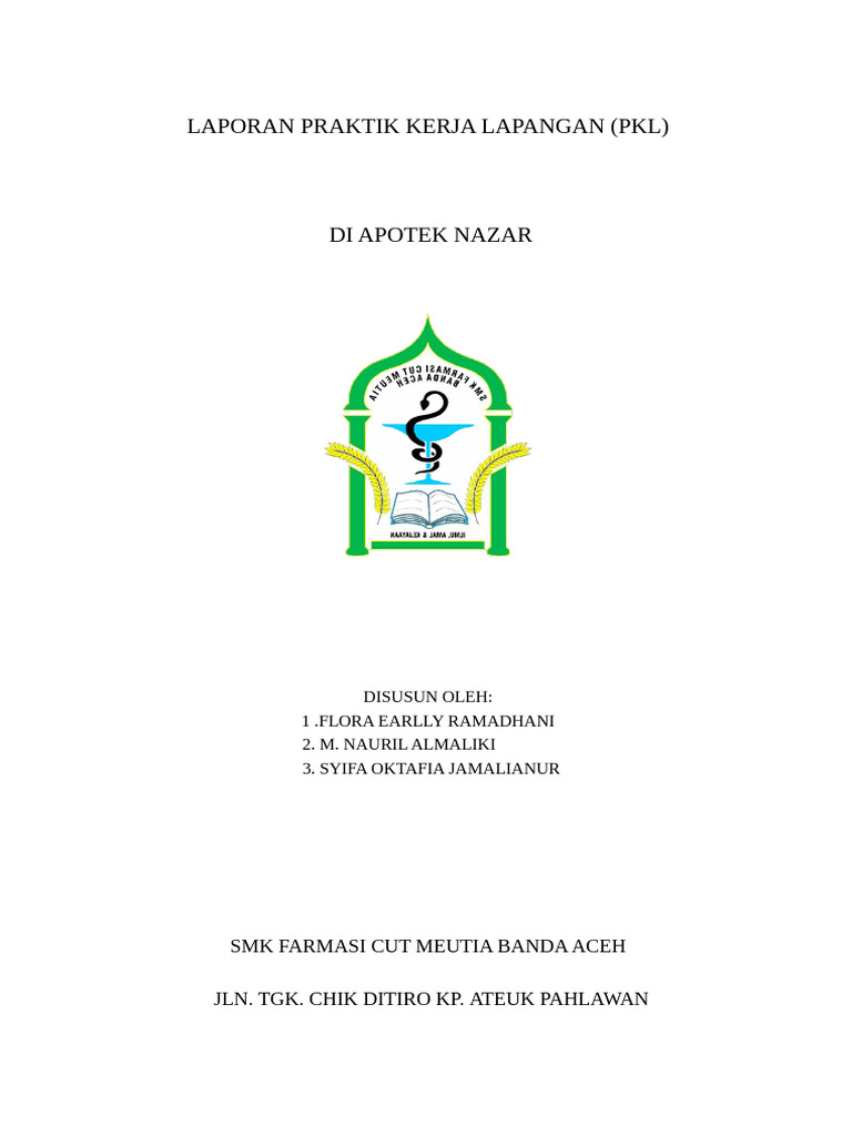 LAPORAN PKL APOTEK NAZAR Syifa | PDF