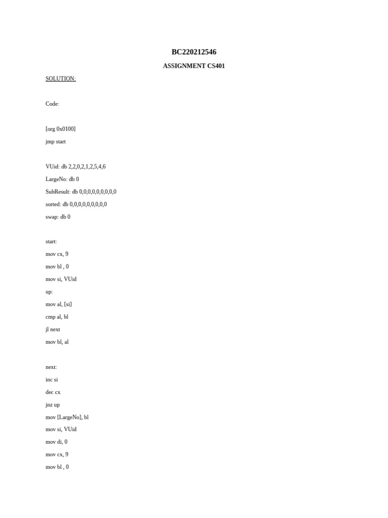 Spring 2024 - CS401 - 1 - BC220212546 | PDF