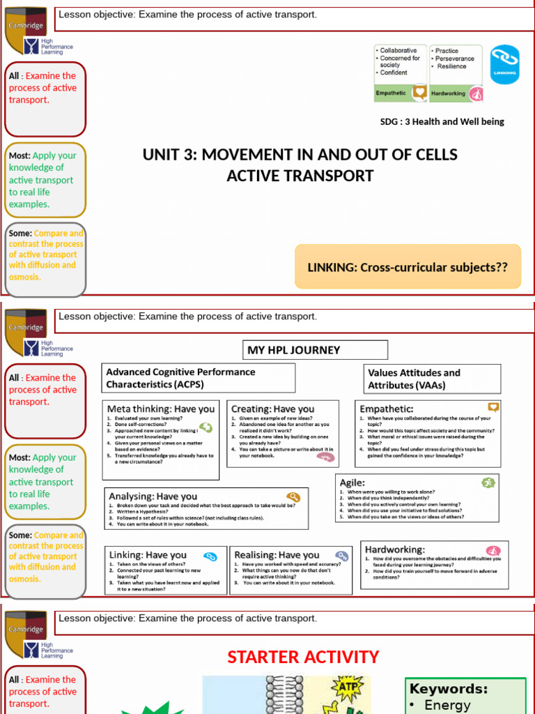 Active transport-3 | PDF | Cell Membrane | Cell Biology