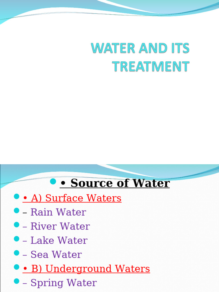 Water Chemistry (1)[1] | PDF | Alkalinity | Osmosis