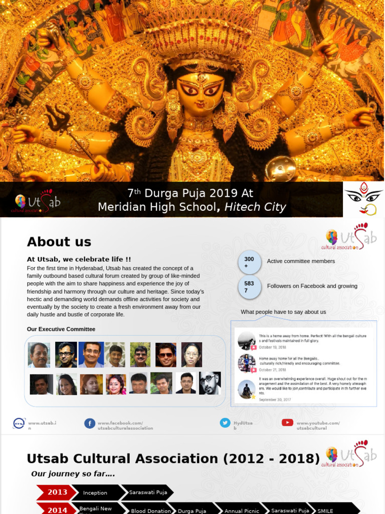Durga Puja 2019 Event Overview | PDF | Hindu Deities | Gender And Hinduism