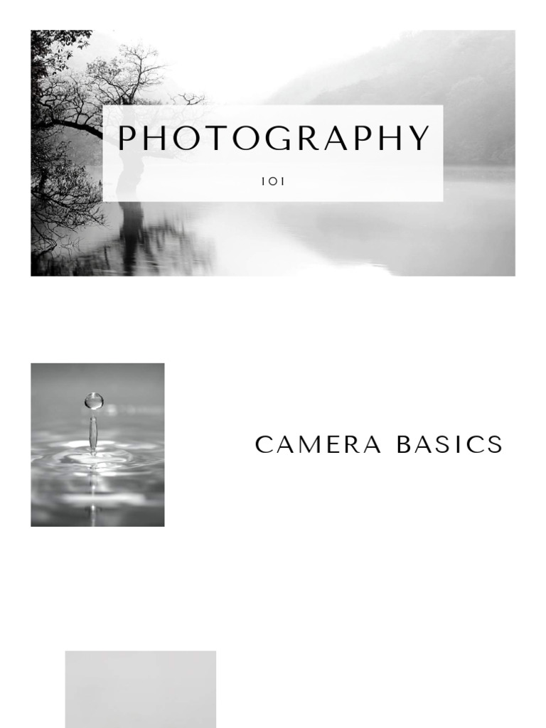 Photography 101 - Compressed | PDF | Camera Lens | Camera