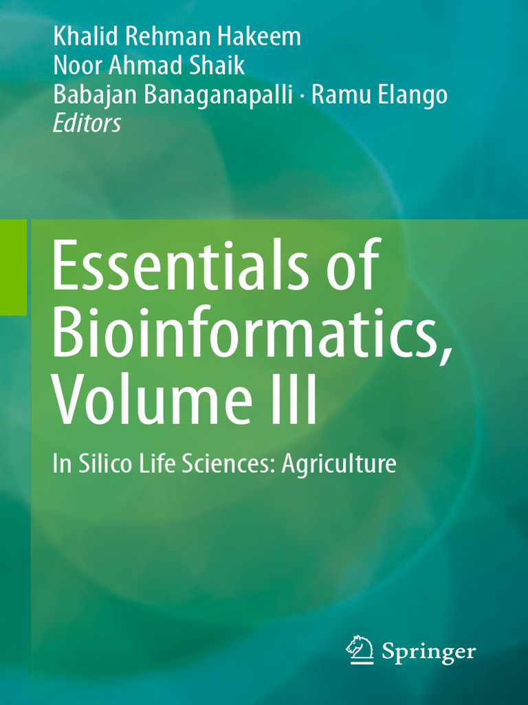 Essentials of Bioinformatics, Volume III Book in Silico Life Sciences ...