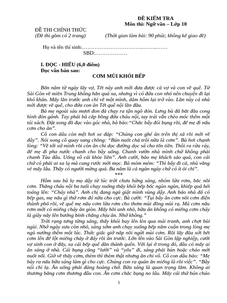 K10-Luyện đề | PDF