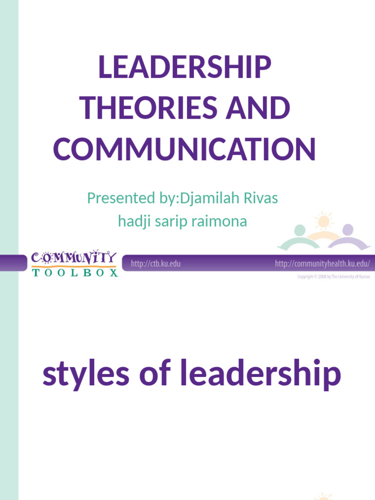 Leadership Theories and Communication | PDF | Leadership | Communication
