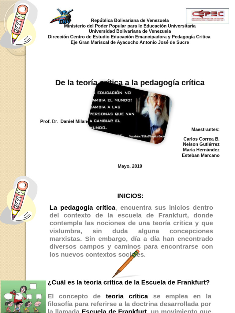 Pedagogia Critica | PDF | Pedagogía | Enseñando