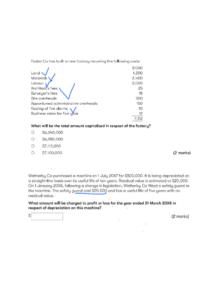 Bai Tap | PDF | Fair Value | Depreciation
