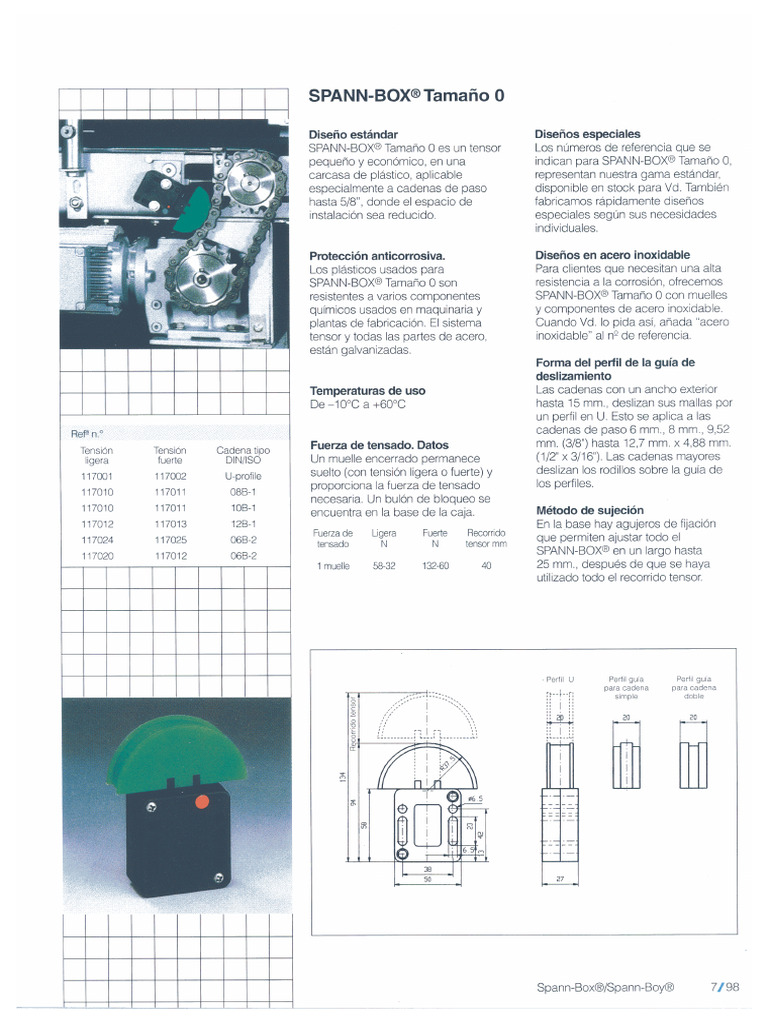 Tensor Spann Box 0 Castellano I | PDF