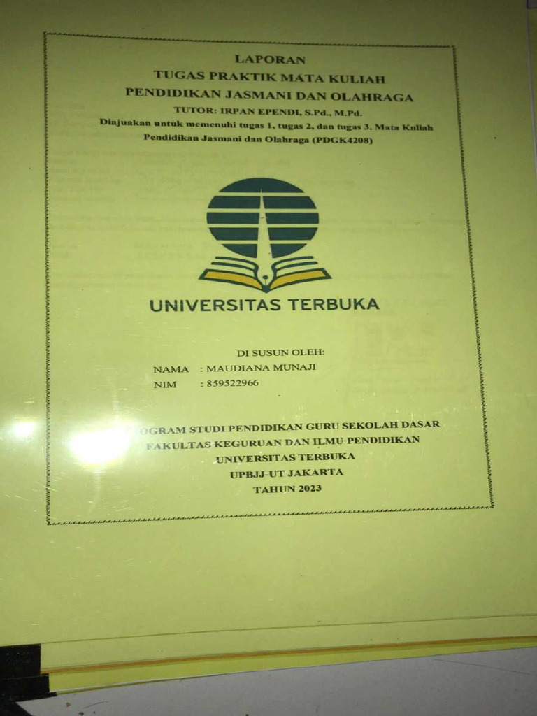 Contoh Tugas Praktek 1 | PDF