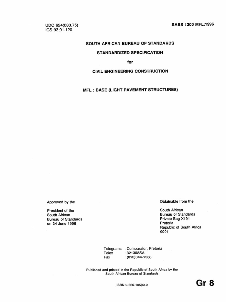 MFL Base Specification for Pavements | PDF | Road | Construction Aggregate