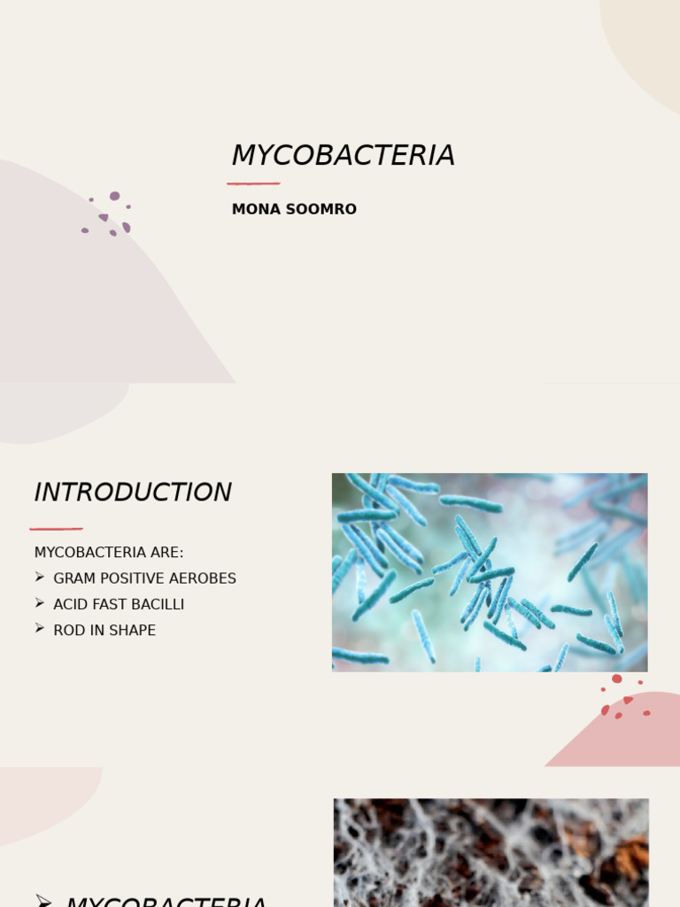 Mycobacteria: Characteristics and Pathogenesis | PDF | Wellness
