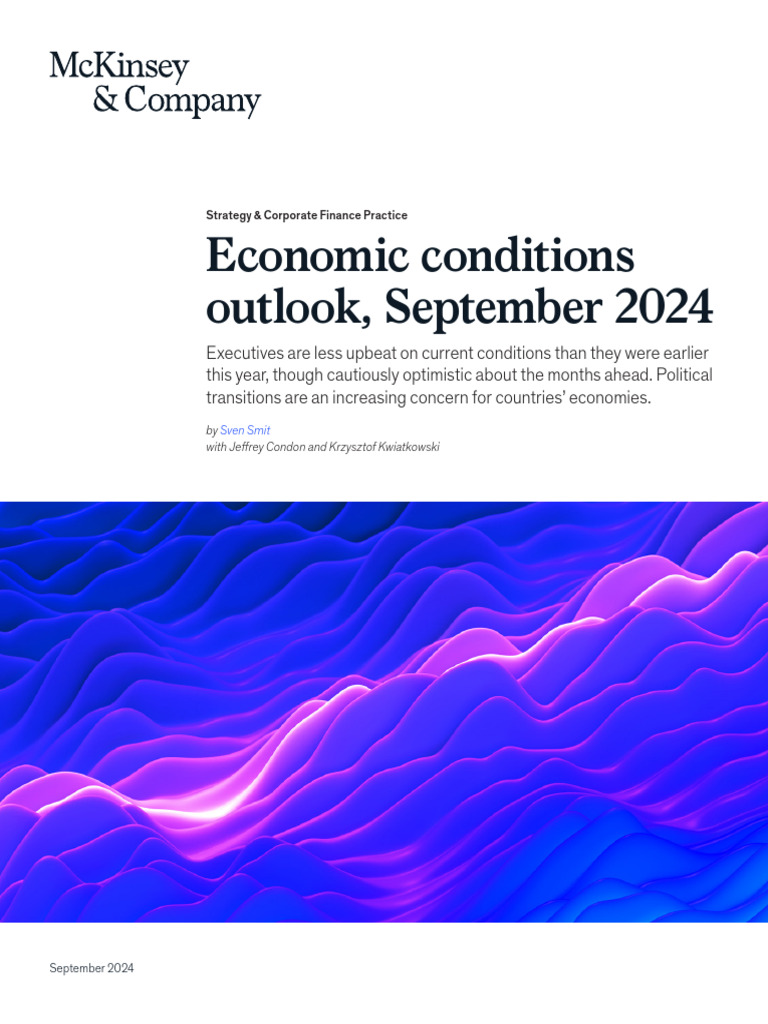 Economic Conditions Outlook September 2024 - Final | PDF | Economies ...