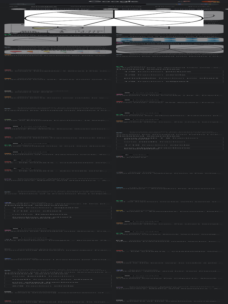 Fraction Pie Into One Ninths - Google Search | PDF | Pie Chart ...