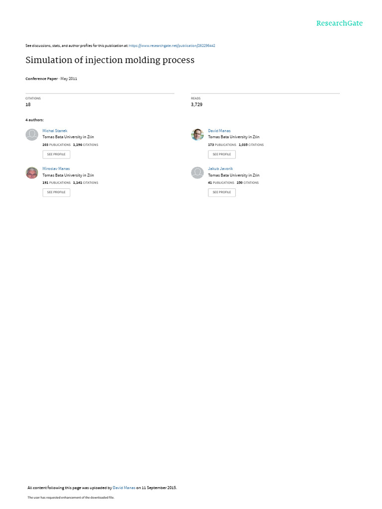Liquid Injection Molding Simulation Insights | PDF | Simulation | Viscosity