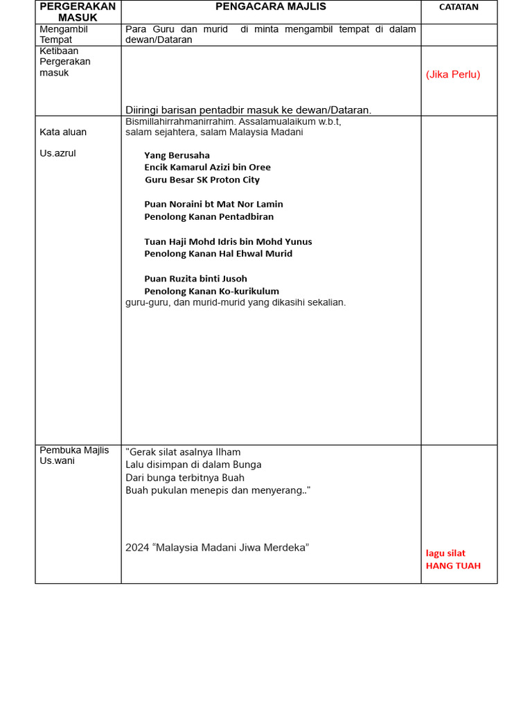 Teks Merdeka 2024 | PDF
