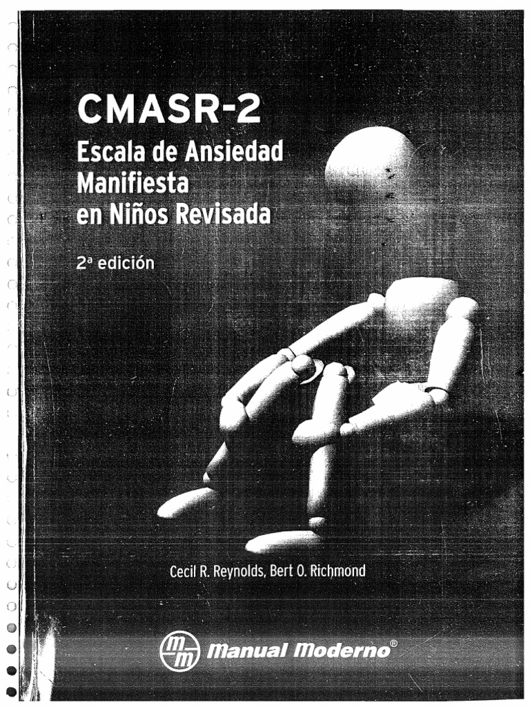MANUEAL - Cmasr-2-Escala-De-Ansiedad-Manifiesta-En-Niños-Revisada | PDF