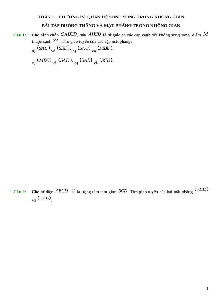 CH4 BT Quan He Song Song | PDF