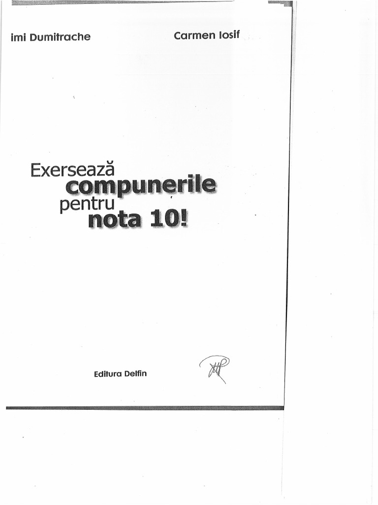 Compuneri Romana | PDF