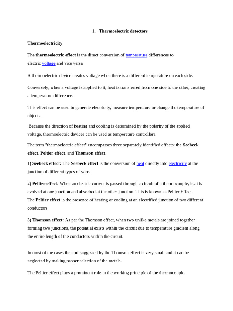 Thermoelectric Transducers | PDF | Thermocouple | Energy Conversion