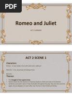 Act 2 Summary: Romeo and Juliet's Love | PDF | Characters In Romeo And ...