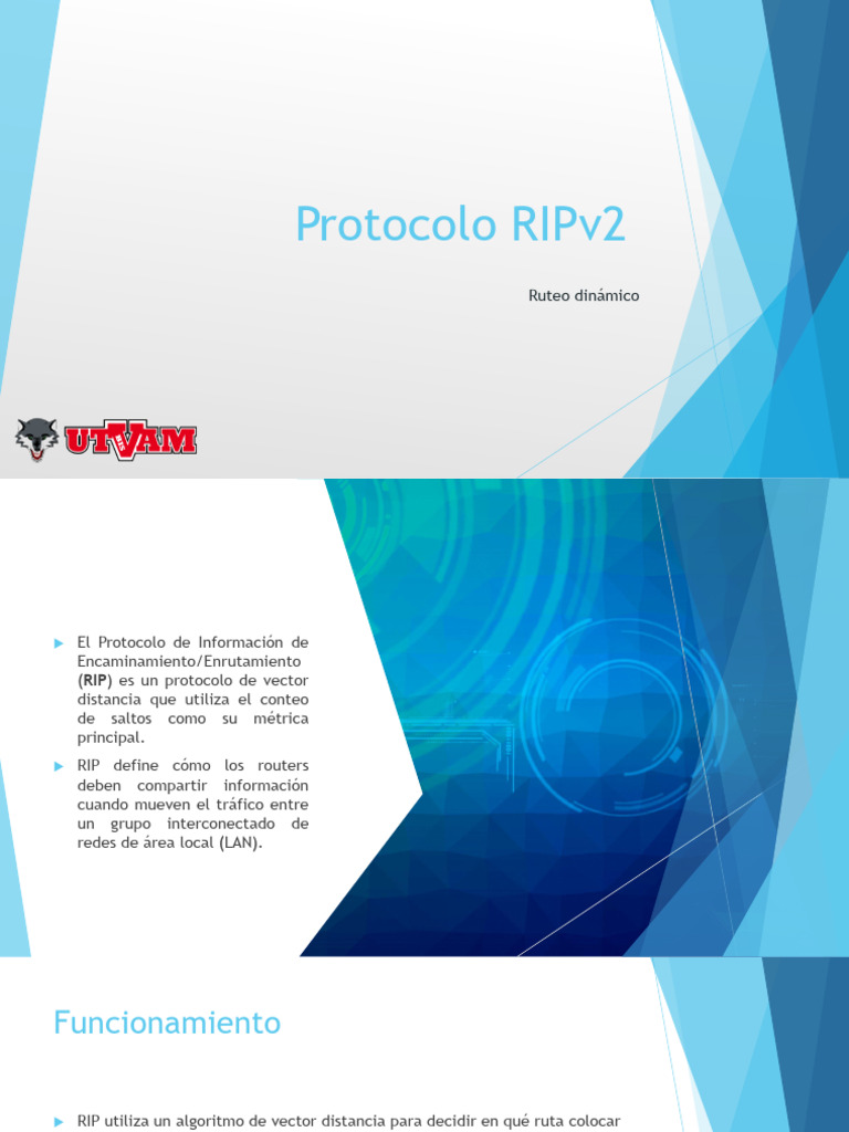 Protocolo RIPv2 | PDF | Enrutador (Computación) | Protocolos de internet