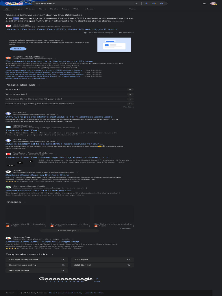 ZZZ Age Rating - Google Search | PDF | Google Play