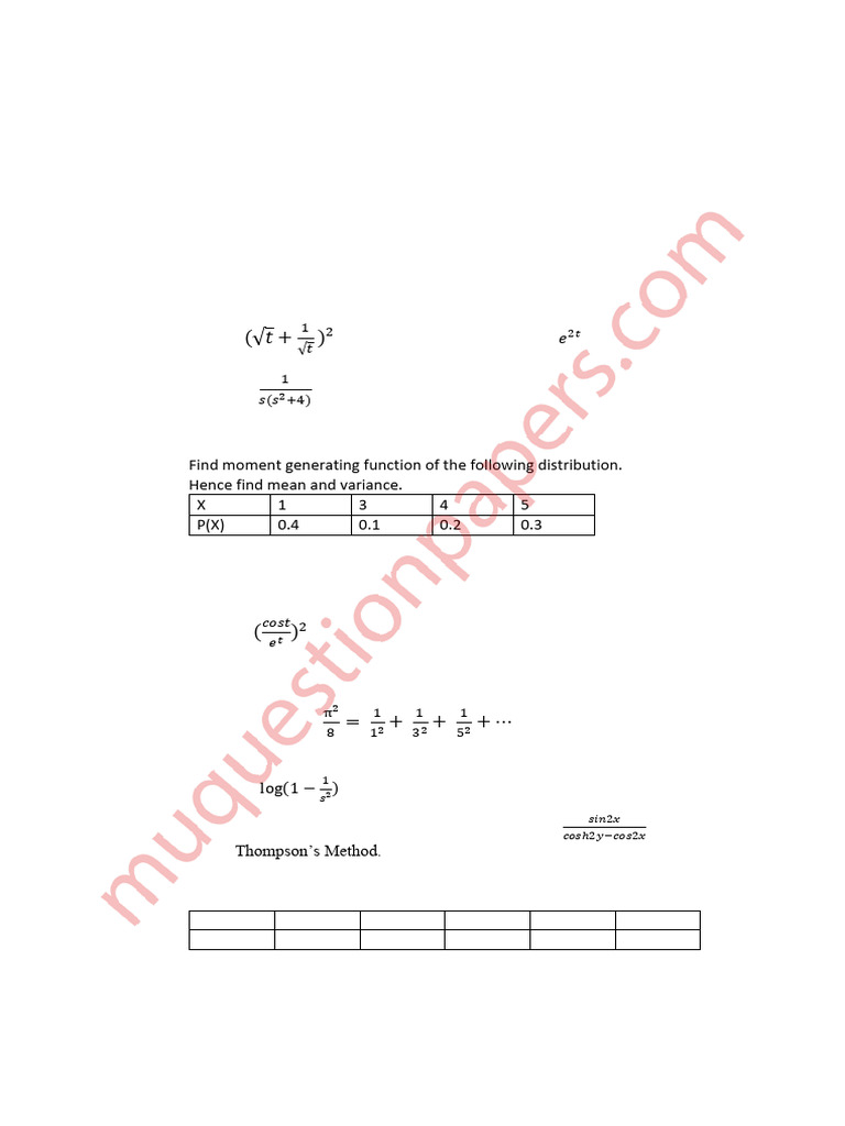 Be Computer Engineering Aids Semester 3 2024 May Engineering Mathematics III Rev 2019 C Scheme ...