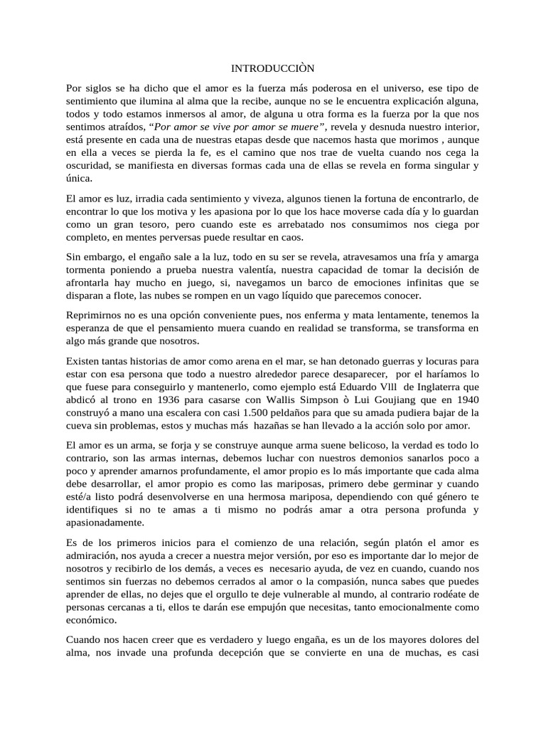 Escritos | PDF | Amor