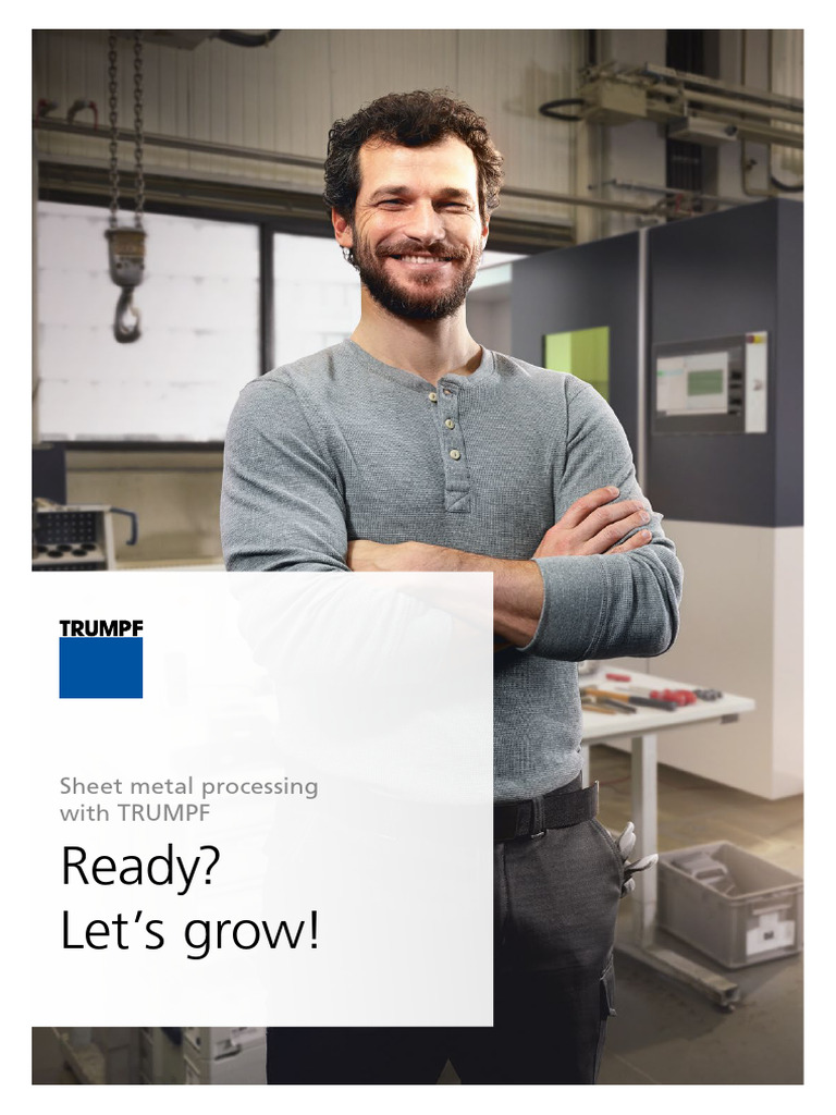 TRUMPF-Sheet-metal-working-brochure-EN | PDF | Sheet Metal | Secondary ...