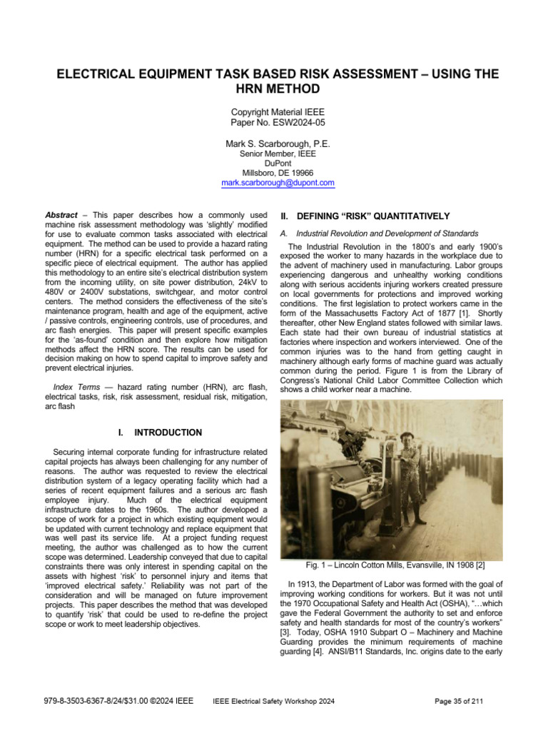 Ieee - HRN Method - Esw2024-05 | PDF | Risk | Risk Assessment