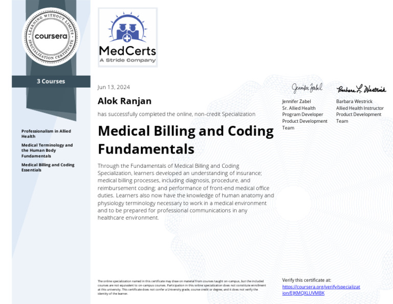 Medical Billing and Coding Fundamentals | PDF | Social Programs | Medicine