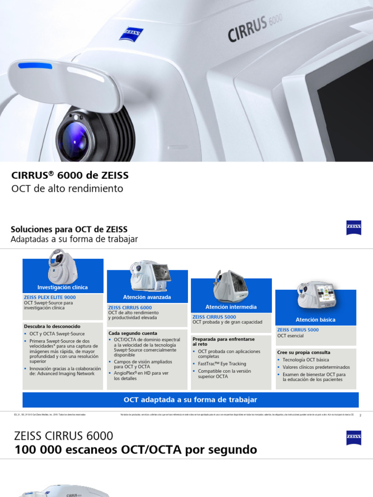 CIRRUS 6000 Customer Presentation ES 31 150 0113I | PDF