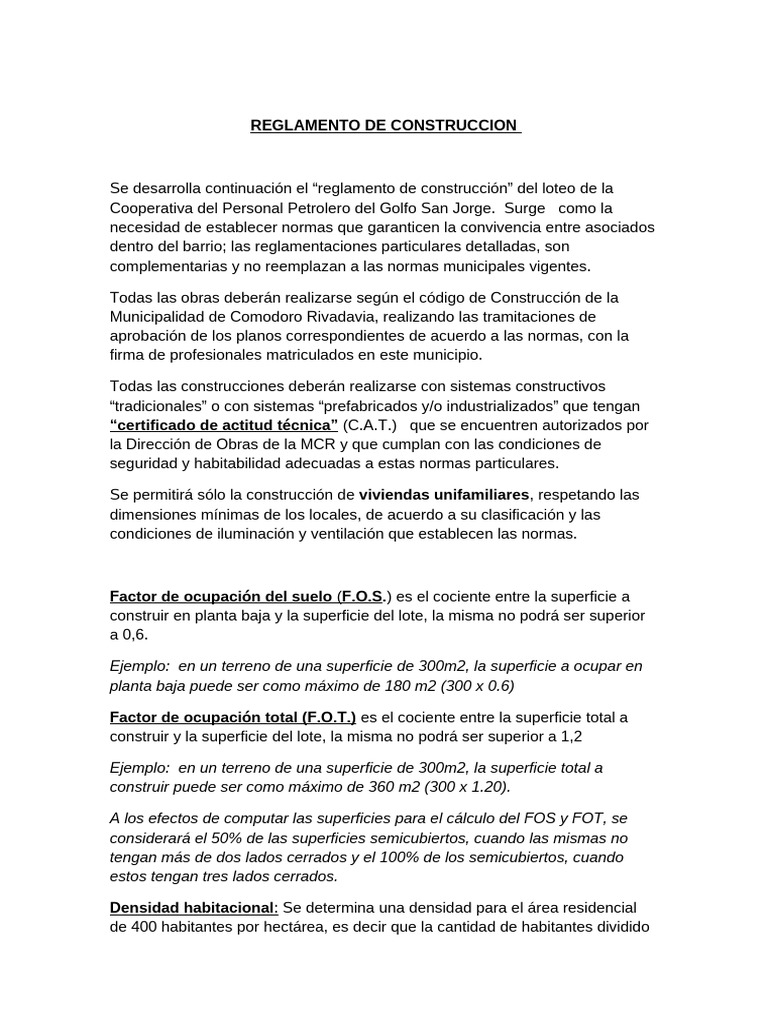 Reglamento de Construccion | PDF | Póliza de seguros