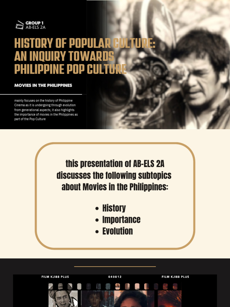 Evolution of Philippine Cinema History | PDF